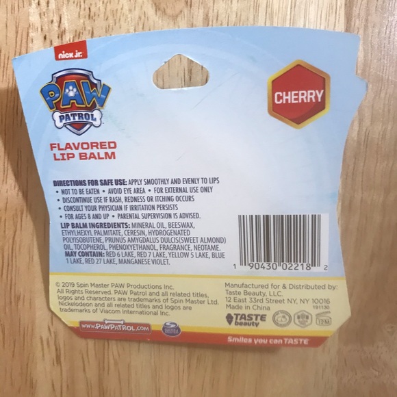 Nickelodeon | Makeup | Paw Patrol Lip Balm | Poshmark